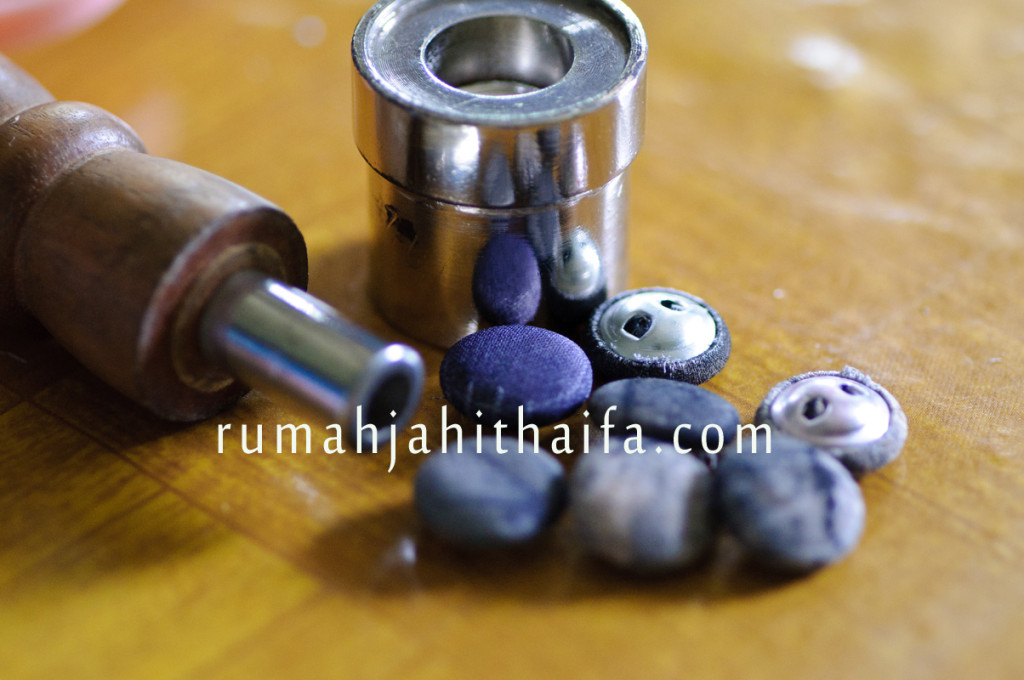 Kancing bungkus, satu yang bikin beda | Rumah Jahit Haifa